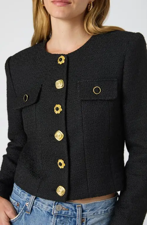 French Connection Tweed Jacket With Button Details