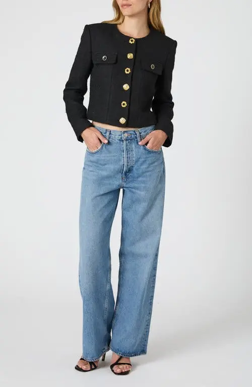 French Connection Tweed Jacket With Button Details