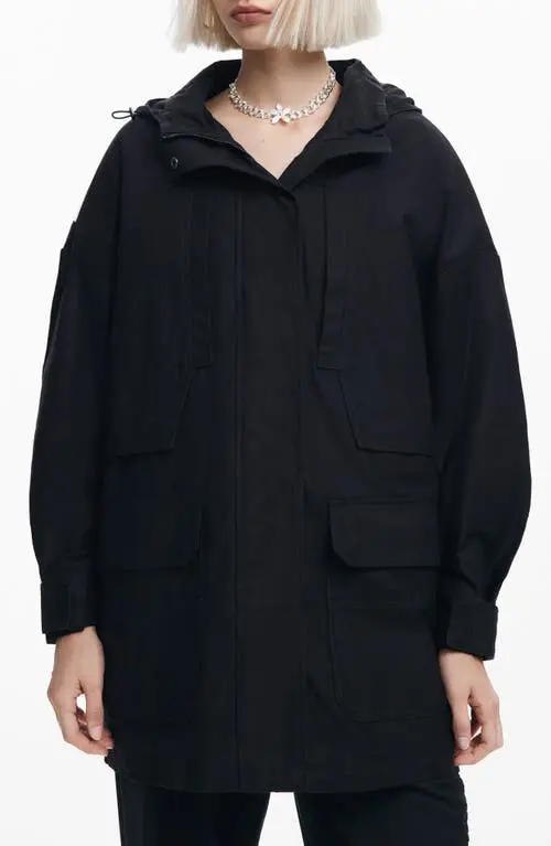 Desigual Floral Padded Coat