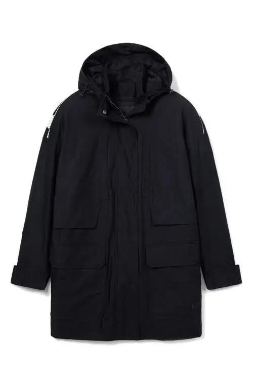 Desigual Floral Padded Coat
