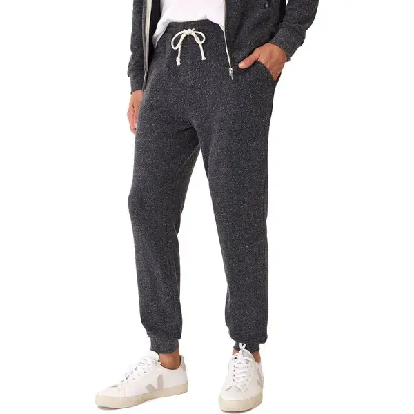 THREADS 4 THOUGHT Core Triblend Fleece Joggers - Heather Black