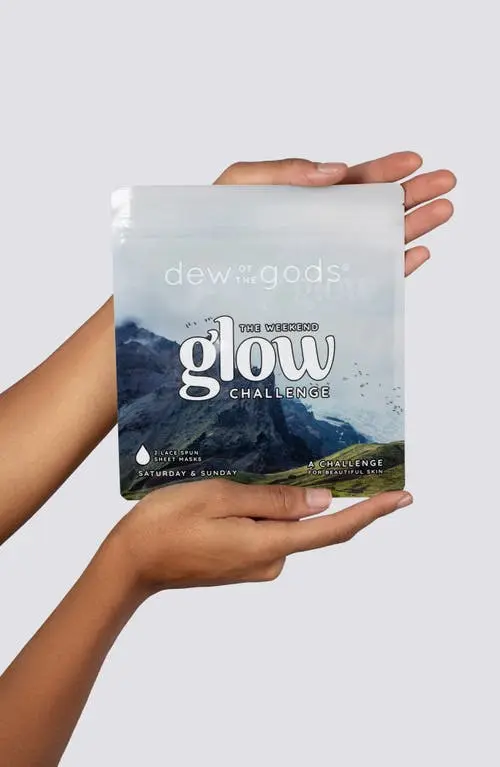 DEW OF THE GODS The Weekend Glow Challenge Face Mask Set