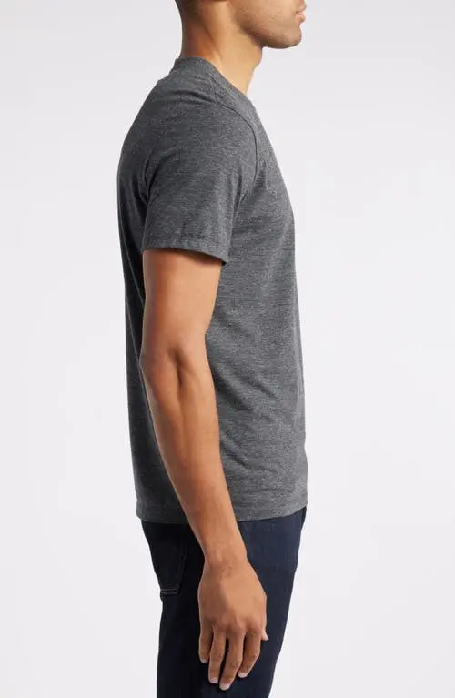 Ag Bryce Heathered Crewneck T-shirt - Heather Charcoal
