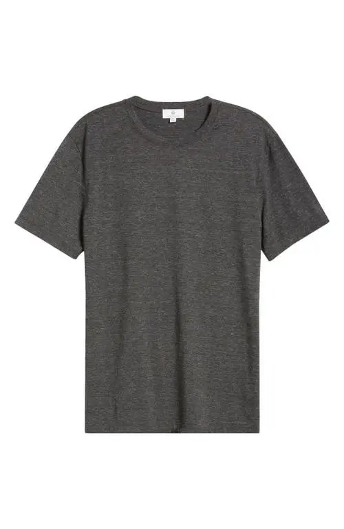Ag Bryce Heathered Crewneck T-shirt - Heather Charcoal