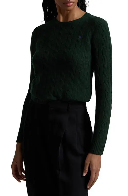 Polo Ralph Lauren Julianna Cable-stitch Wool & Cashmere Sweater