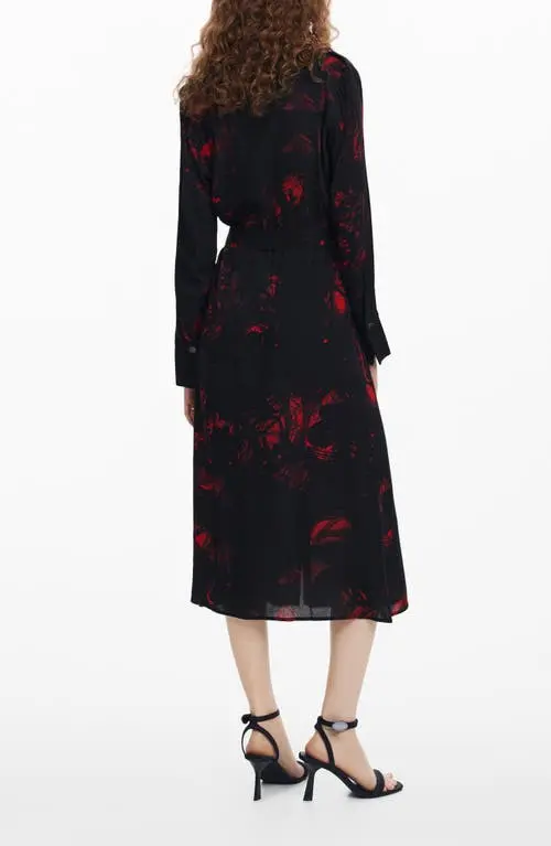 Desigual Scribble Print Shirtdress