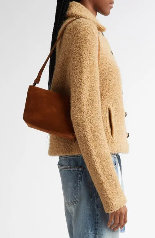 Proenza Schouler Bond Suede Shoulder Bag - Saddle