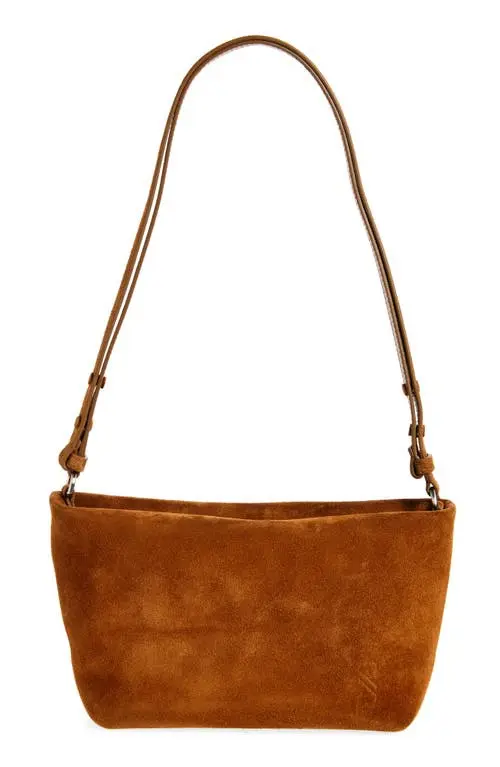 Proenza Schouler Bond Suede Shoulder Bag - Saddle