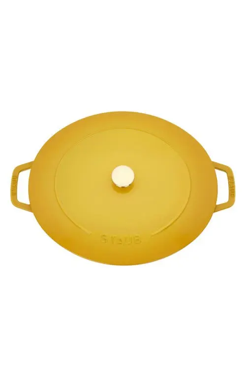 STAUB 6.25-quart Enameled Cast Iron Shallow Oval Dutch Oven