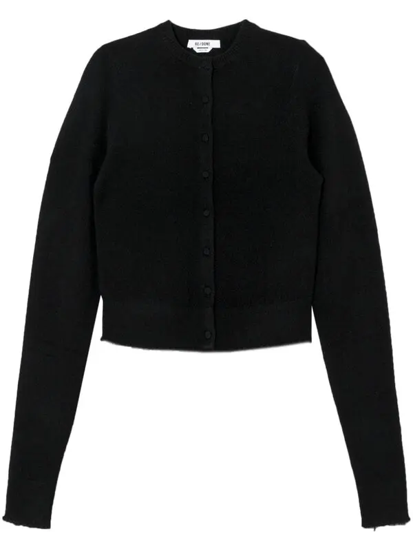 RE/DONE Crew-neck Cashmere Cardigan