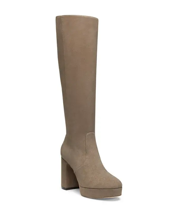 STUART WEITZMAN Dayna Platform Boots - Stone