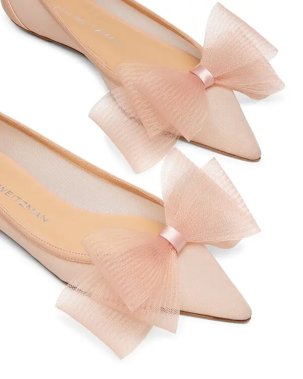 STUART WEITZMAN Blushing Bow Flats