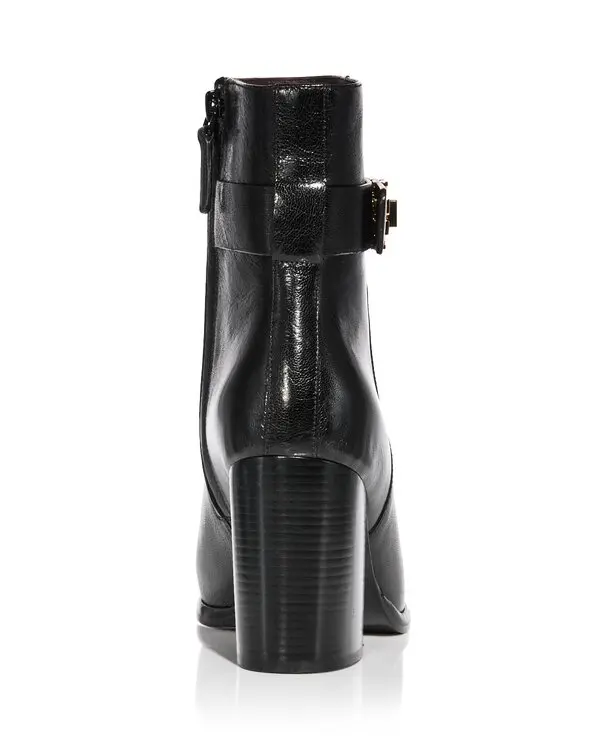 Tory Burch T Lock High Heel Ankle Boots