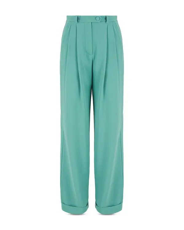 Emporio Armani Stretch Polyester Trousers
