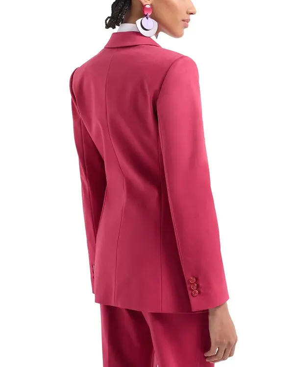 Emporio Armani Double Breasted Blazer - Raspberry