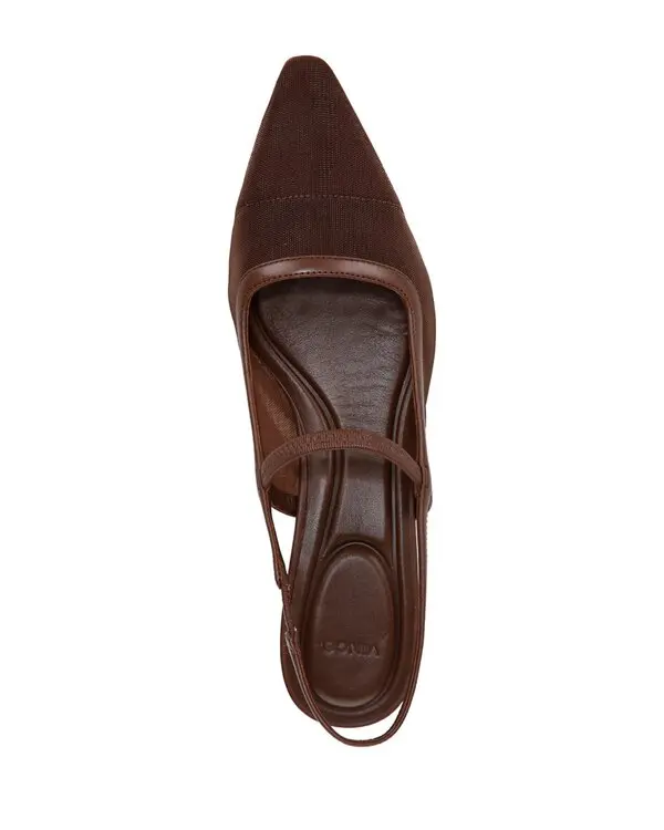 Vince Venice Pointed Toe Slingback Pumps