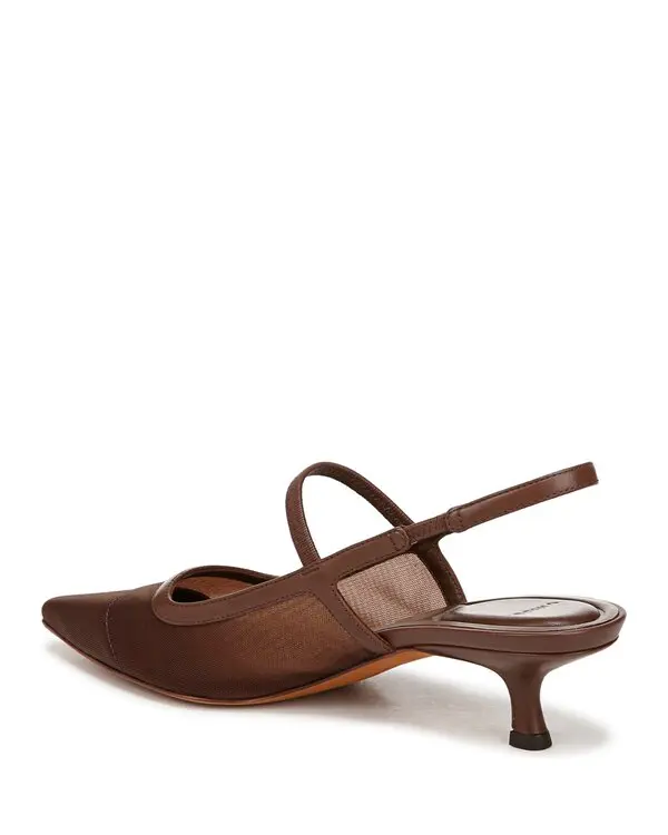 Vince Venice Pointed Toe Slingback Pumps