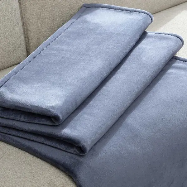Calvin Klein Core Plush Solid Blanket