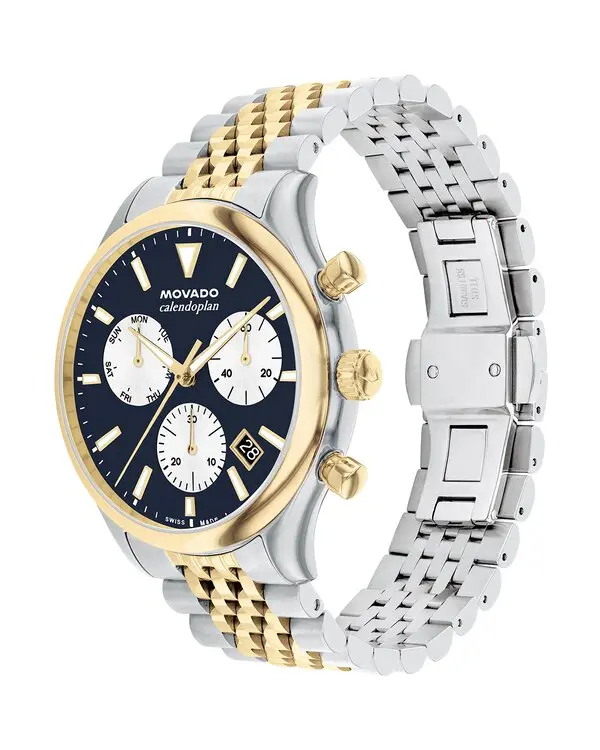 Movado Heritage Series Calendoplan Chronograph, 43mm