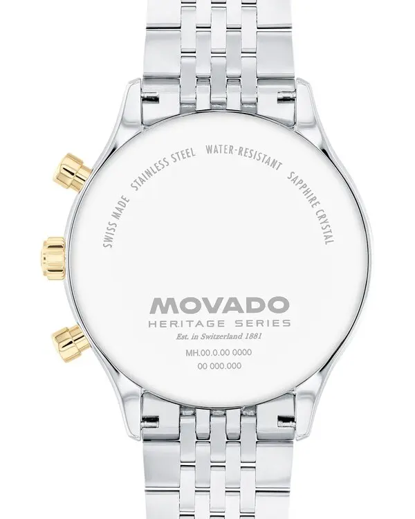 Movado Heritage Series Calendoplan Chronograph, 43mm