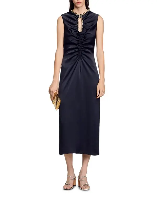 Sandro Iceberg Midi Dress