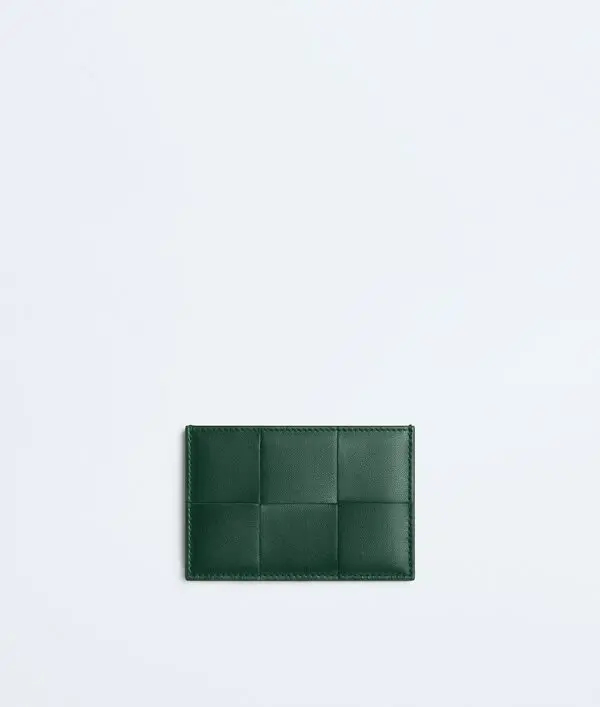 Bottega Veneta Cassette Credit Card Case - Emerald Green