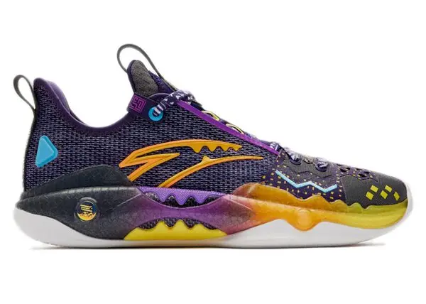 ANTA Shock Wave 5 Pro Kyrie Irving Agilityin Sneakers - Purple/grey