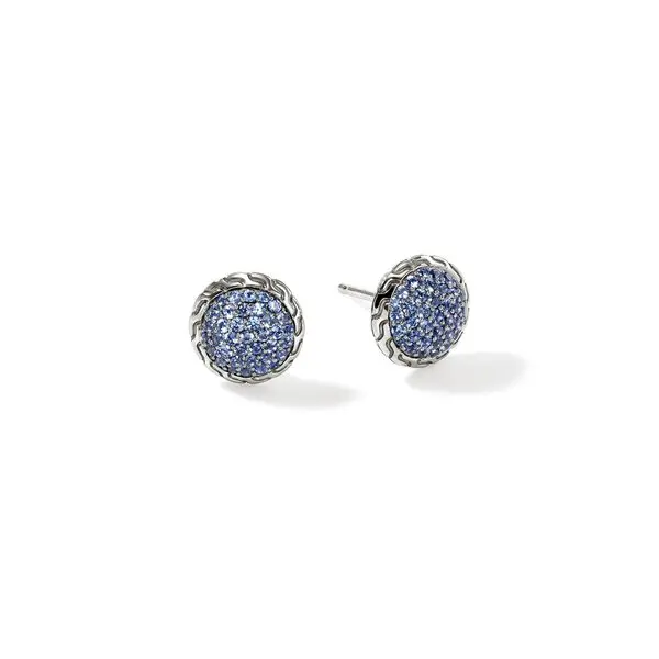 John Hardy Jh Essential Pavé Stud Earring - Sterling Silver