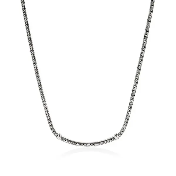 John Hardy Essential Pave Gemstones Necklace - Sterling Silver