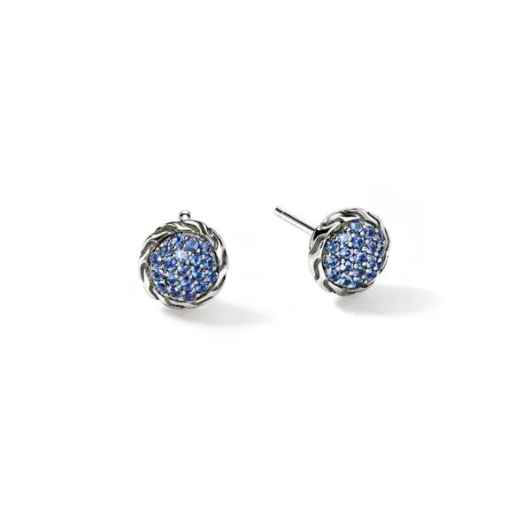 John Hardy Jh Essential Pavé Stud Earring - Sterling Silver