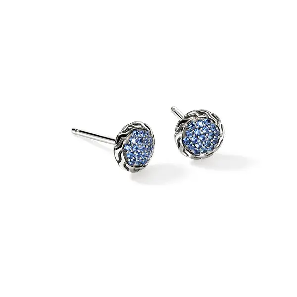 John Hardy Jh Essential Pavé Stud Earring - Sterling Silver