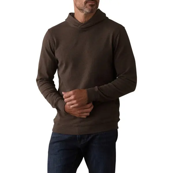 THE NORMAL BRAND Puremeso Essential Hoodie - Ash Brown