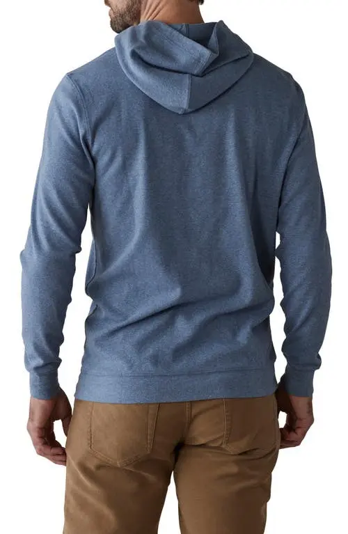THE NORMAL BRAND Puremeso Essential Hoodie - Slate Blue