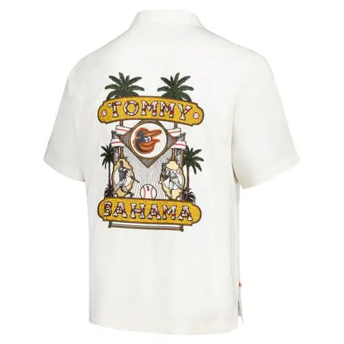 Tommy Bahama Baltimore Orioles Pitcher's Paradiso Button-up Camp Shirt