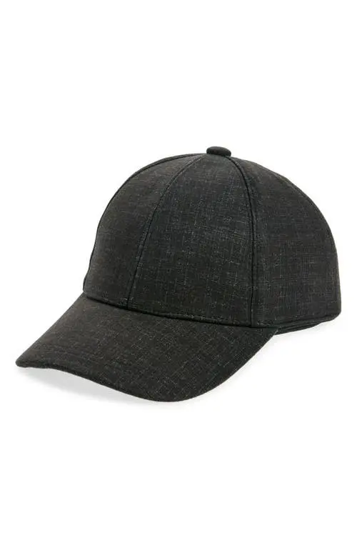 Robert Barakett Microcheck Baseball Cap - Black
