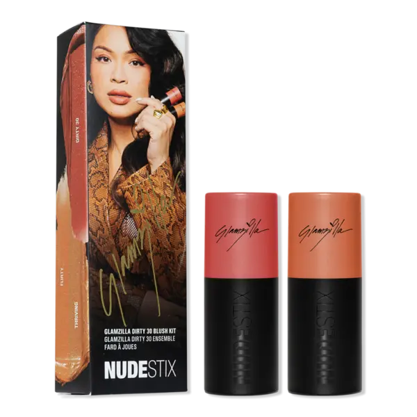 NUDESTIX Glamzilla Dirty 30 2 Piece Blush Kit - One-color