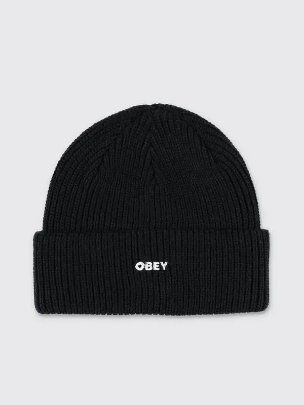 Obey Ribbed Beanie - Black