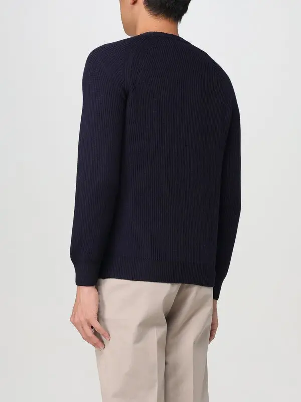 XC Ribbed Crew Neck Sweater - Blue