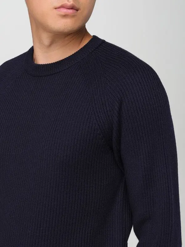 XC Ribbed Crew Neck Sweater - Blue