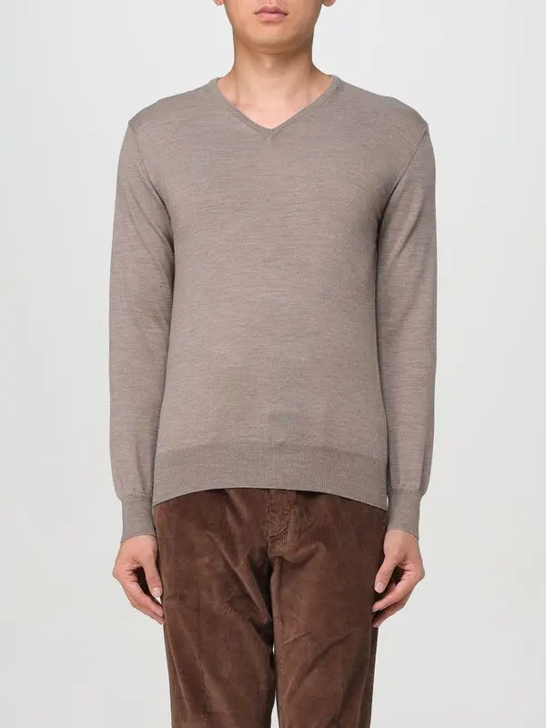 XC V-neck Sweater - Beige