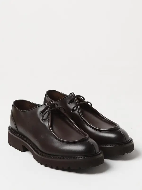 DOUCAL'S Leather Brogue Shoes - Dark