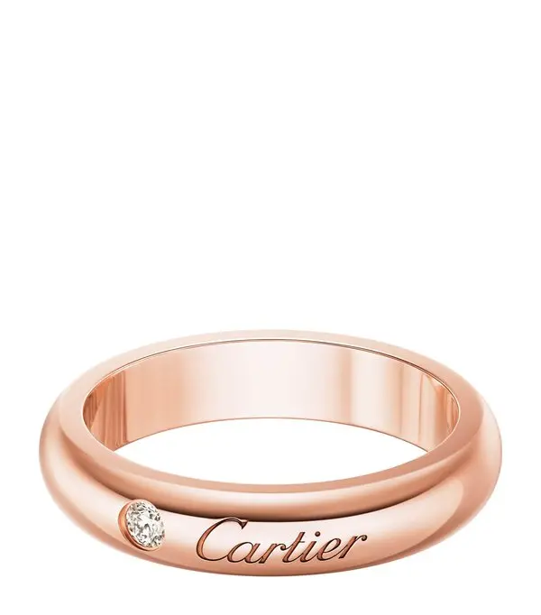 Cartier C De Wedding Band - Rose Gold