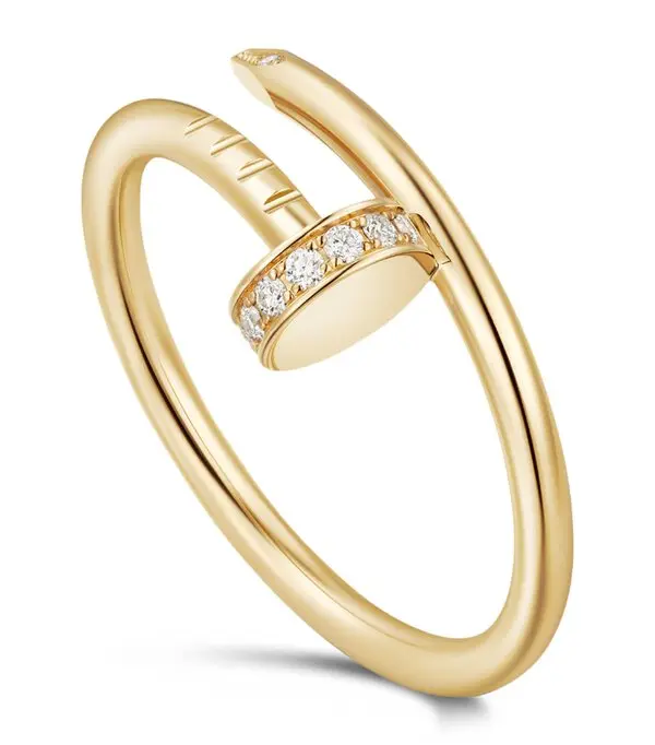 Cartier Juste Un Clou Diamond Ring - Gold