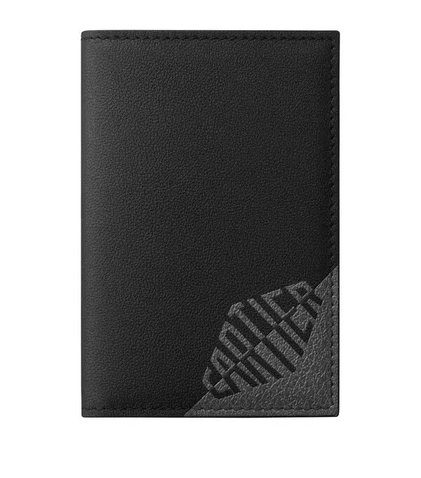 Cartier Calfskin Losange Shadow Card Holder - Black