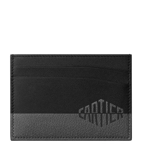 Cartier Calfskin Losange Shadow Card Holder - Black
