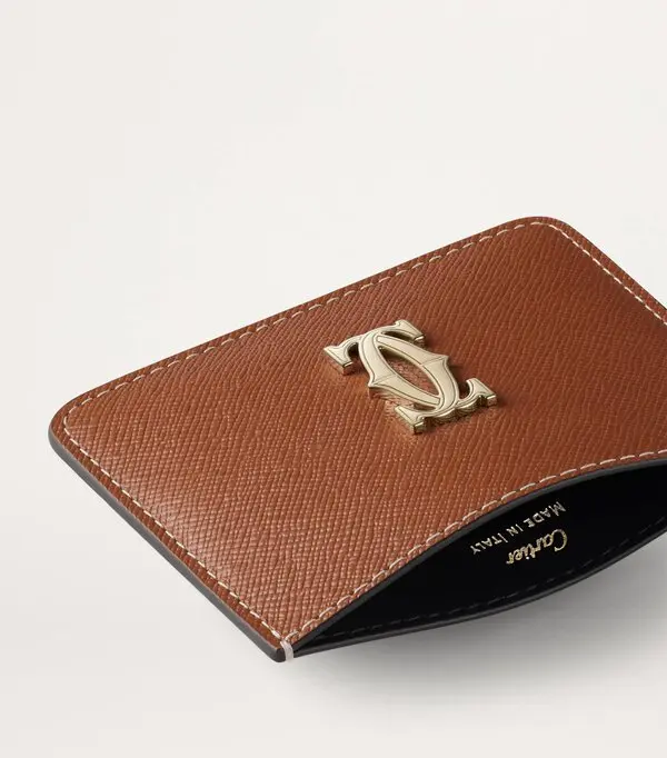 Cartier Leather C De Card Holder