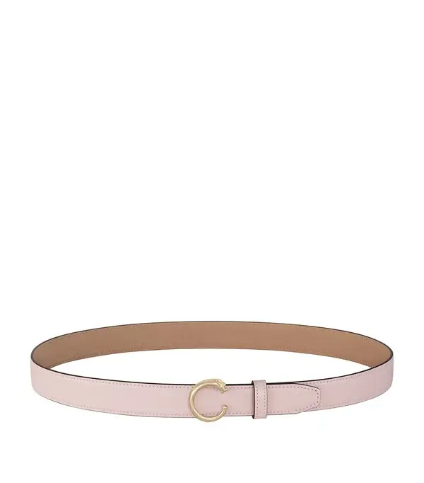 Cartier Leather Panthère De Belt