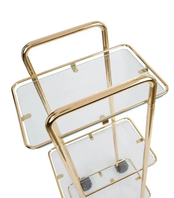 ZODIAC Square -plated Trolley