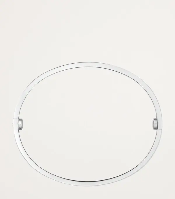 Cartier Brushed Gold And Diamond Love Bangle - White