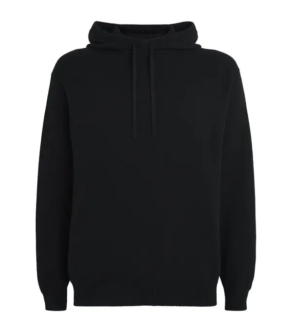 Harrods Cashmere Hoodie - Black